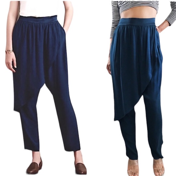 Anthropologie | Pants & Jumpsuits | Anthro Corey Lynn Calter Angelica Dark Teal Green Harem ...